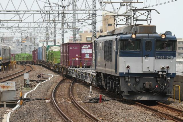 千葉貨物 EF64 1049 JRF 広島色 | 鉄人騎士。鉄 パワーランド(*^ω^*) - 楽天ブログ