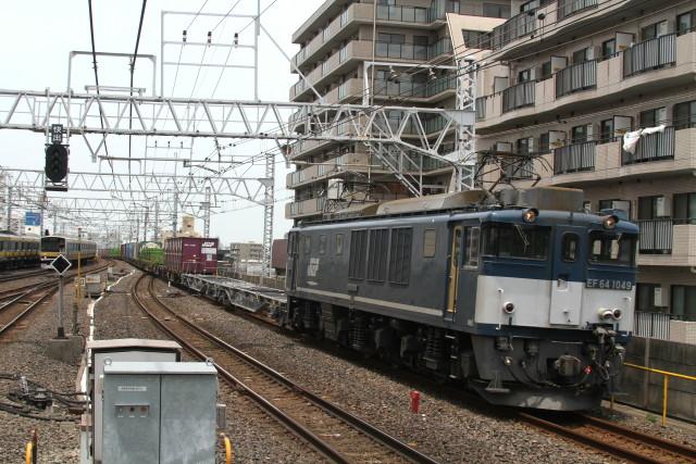千葉貨物 EF64 1049 JRF 広島色 | 鉄人騎士。鉄 パワーランド(*^ω^*) - 楽天ブログ