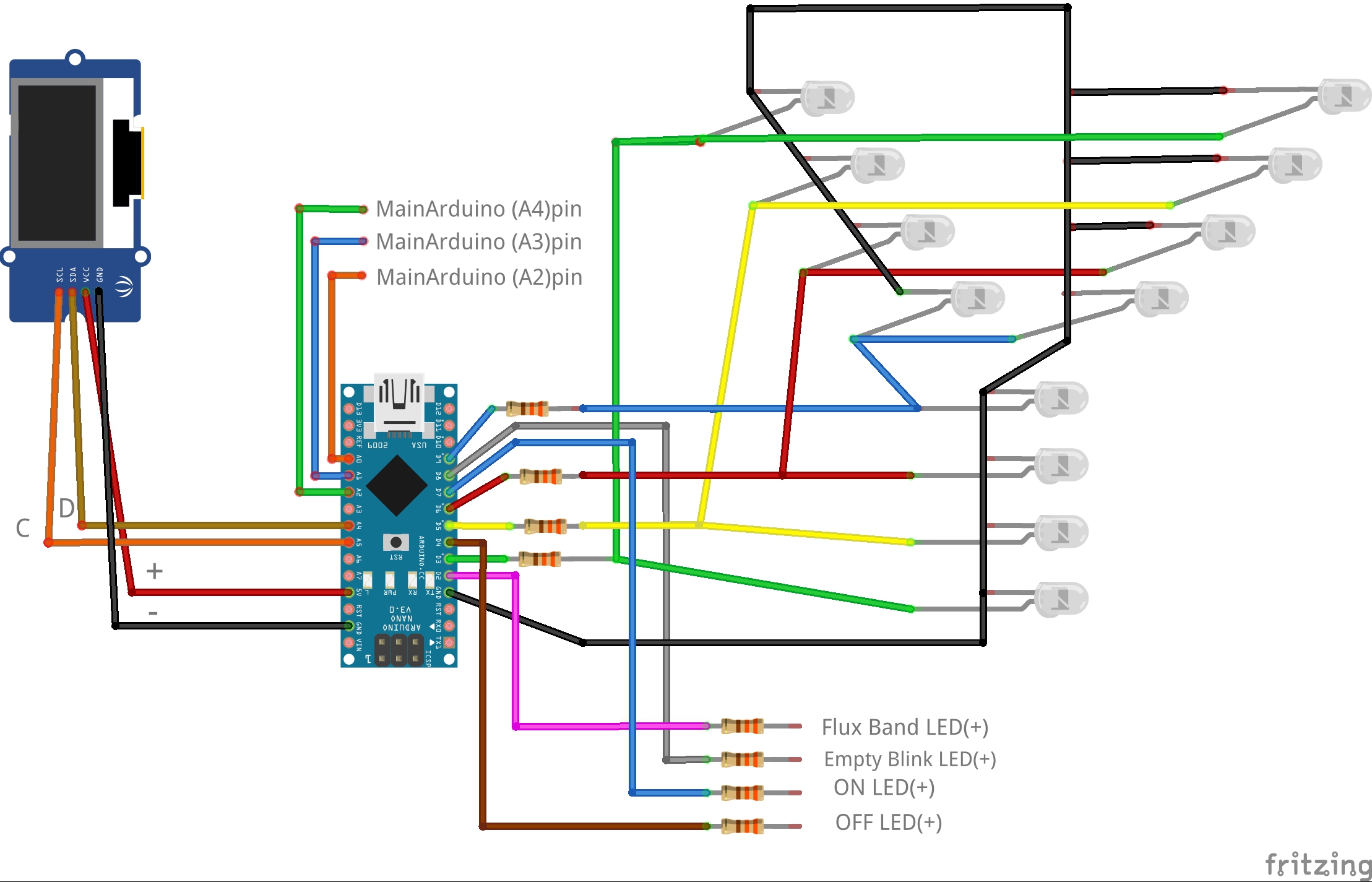 Build Back To The Future Delorean Arduino Flux capacitor Unit OLED ...