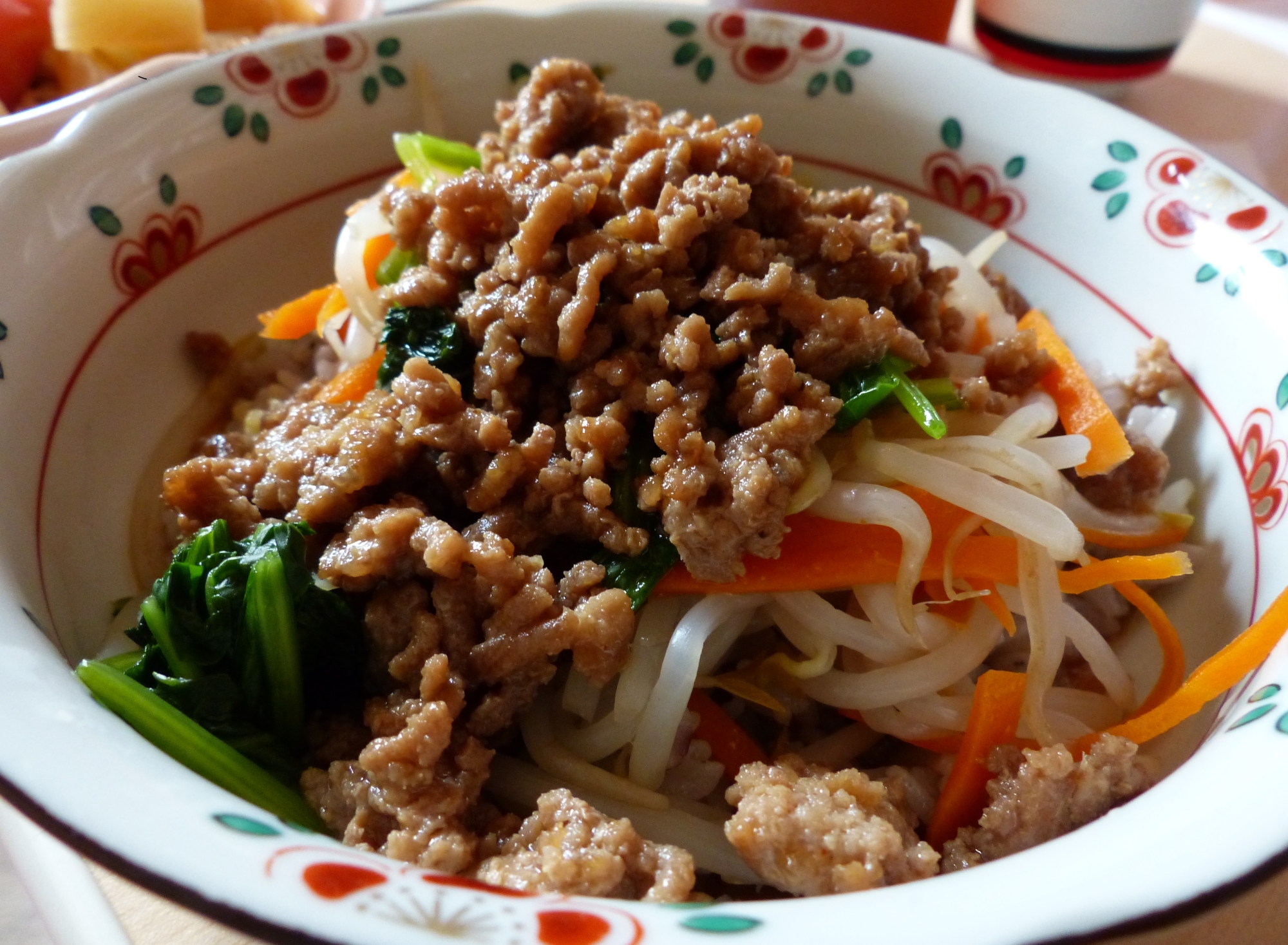 余ったナムルで簡単ビビンバ☆彡