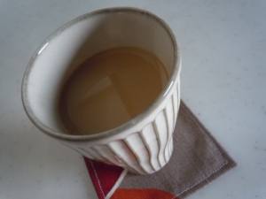 レンジでカフェモカ