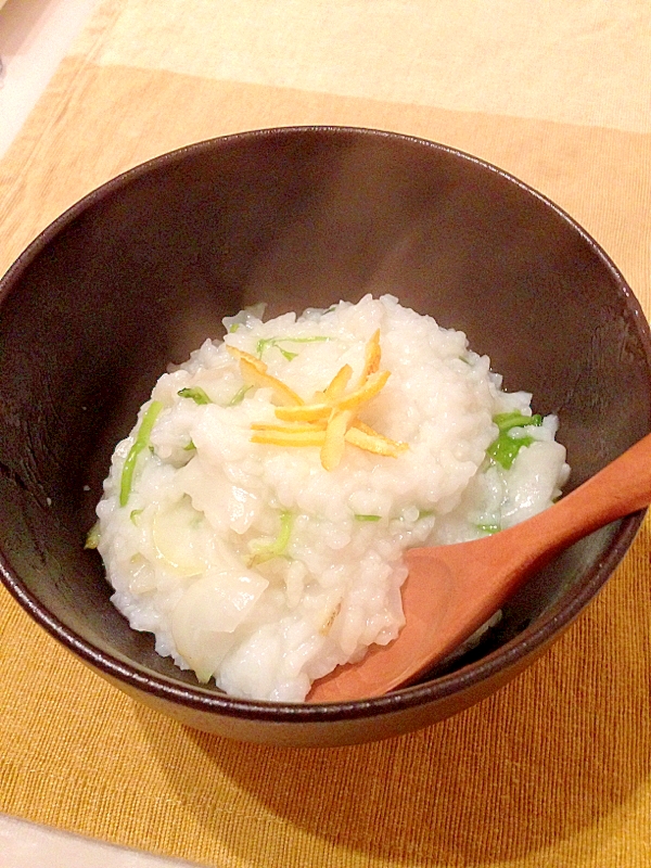 炊飯器で七草粥