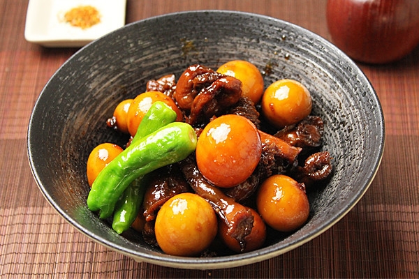 簡単♪絶品★鳥もつ煮（鶏モツ煮込み）