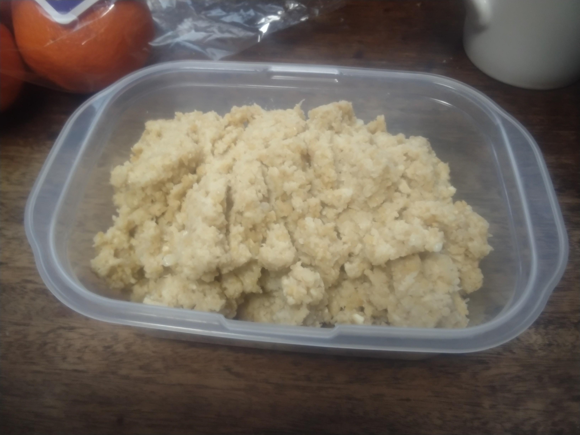 蒸しひよこ豆でフムス風