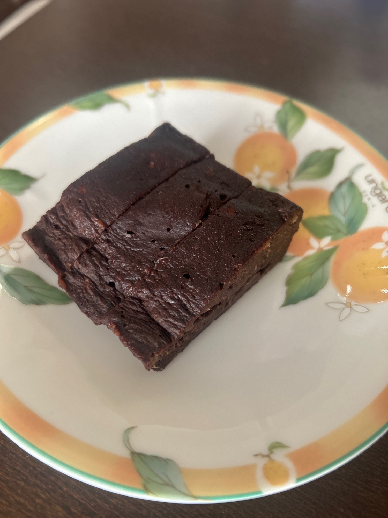 レンジで♪バナナココアブラウニー