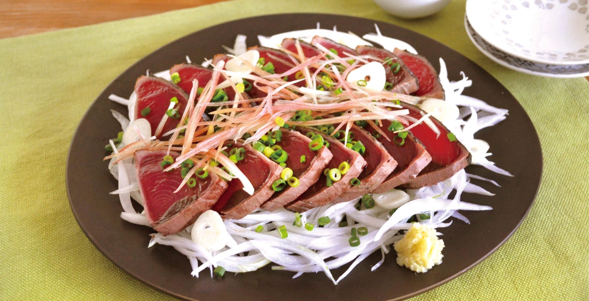 かつお＆新玉ねぎののっけ盛り