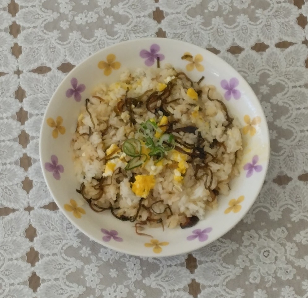 塩昆布チャーハン