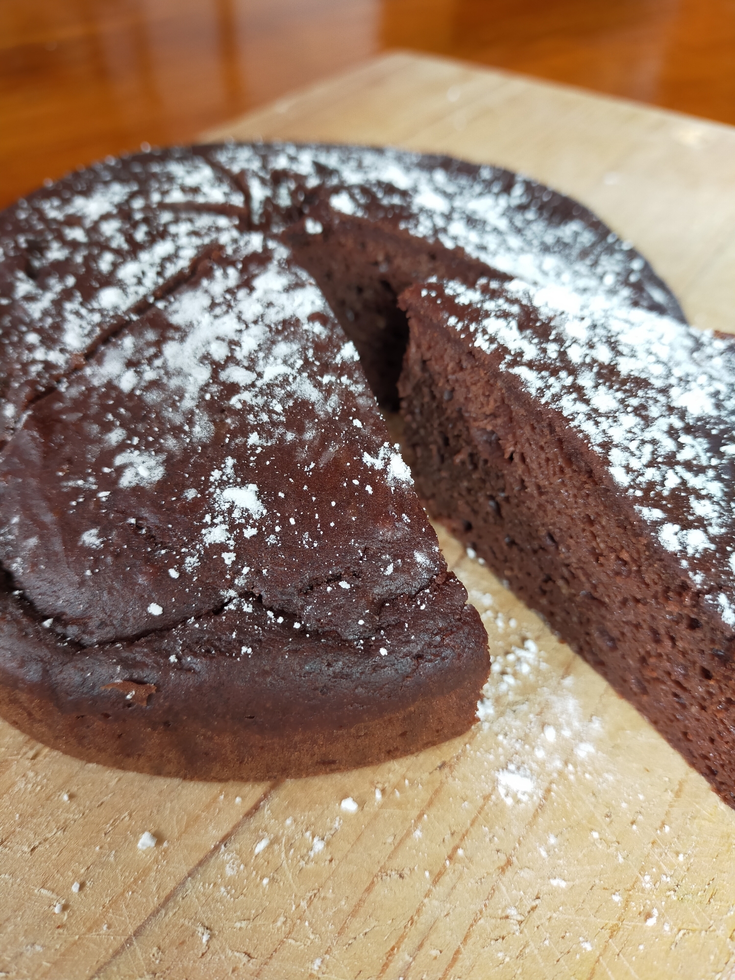 豆腐感ゼロ☆チョコ無し☆濃厚ヘルシーガトーショコラ