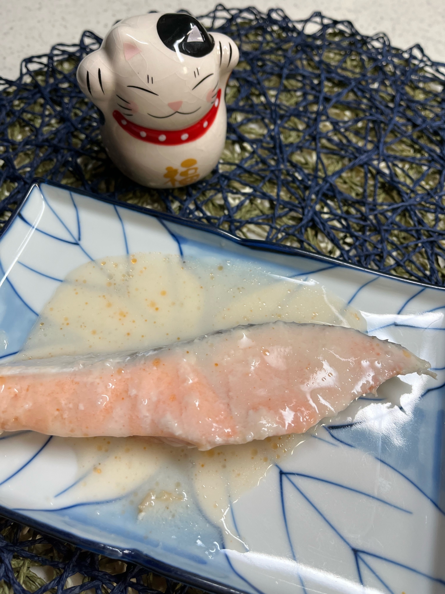 懐かしい♬鮭の酒粕煮