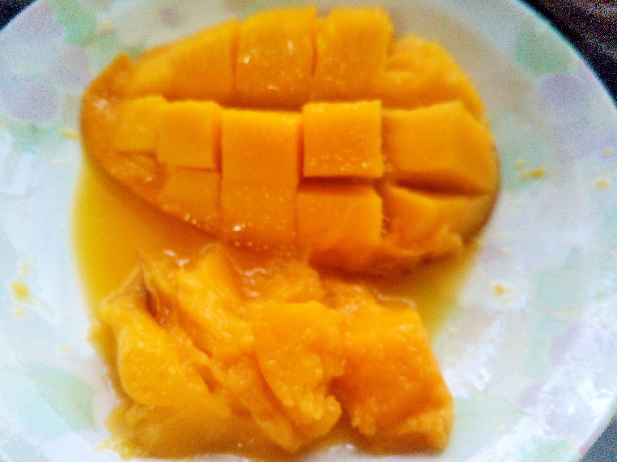 果汁も逃したくない☆マンゴーの食べ方