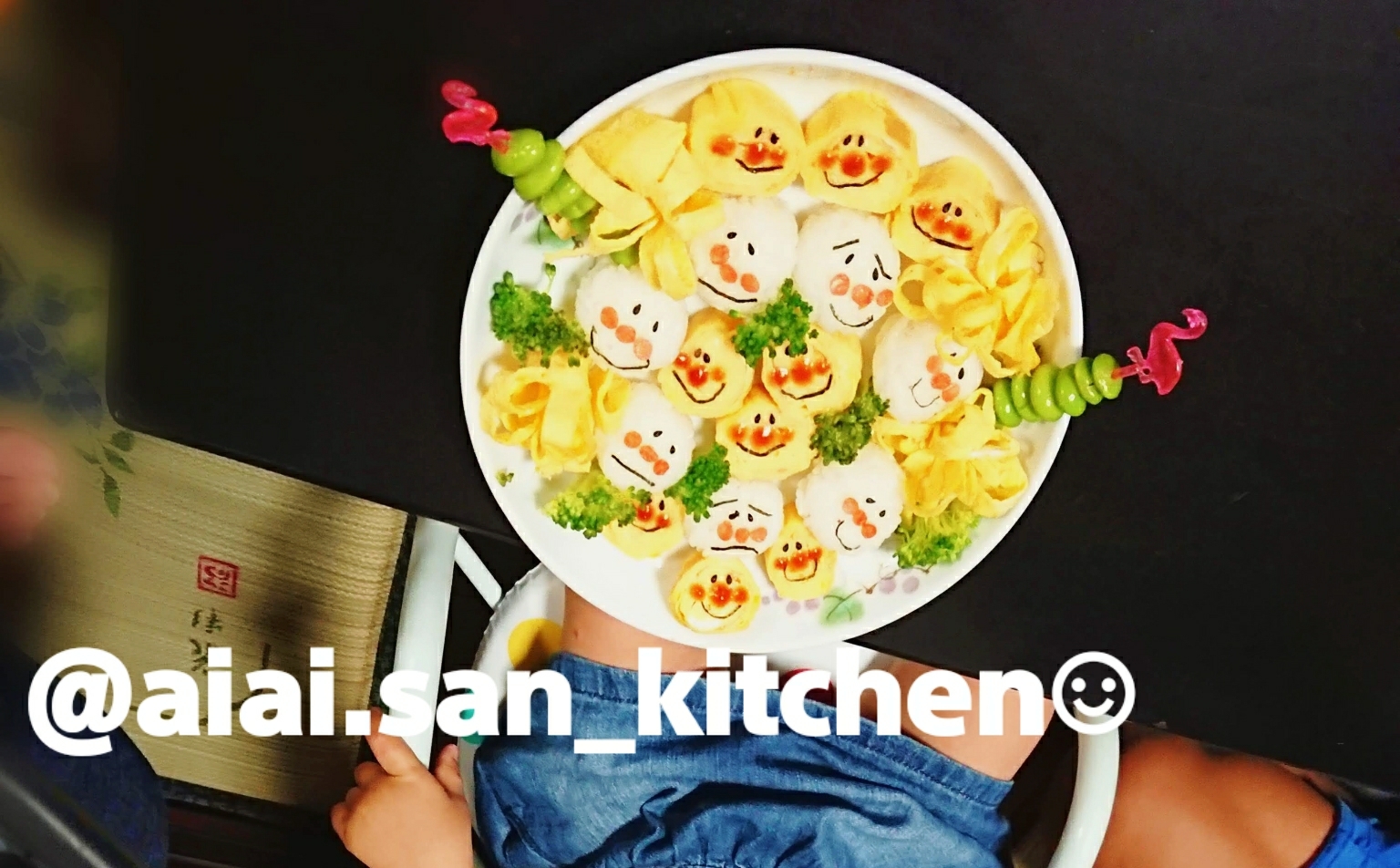 【キャラ弁】アンパンマン だし巻き玉子 卵焼き