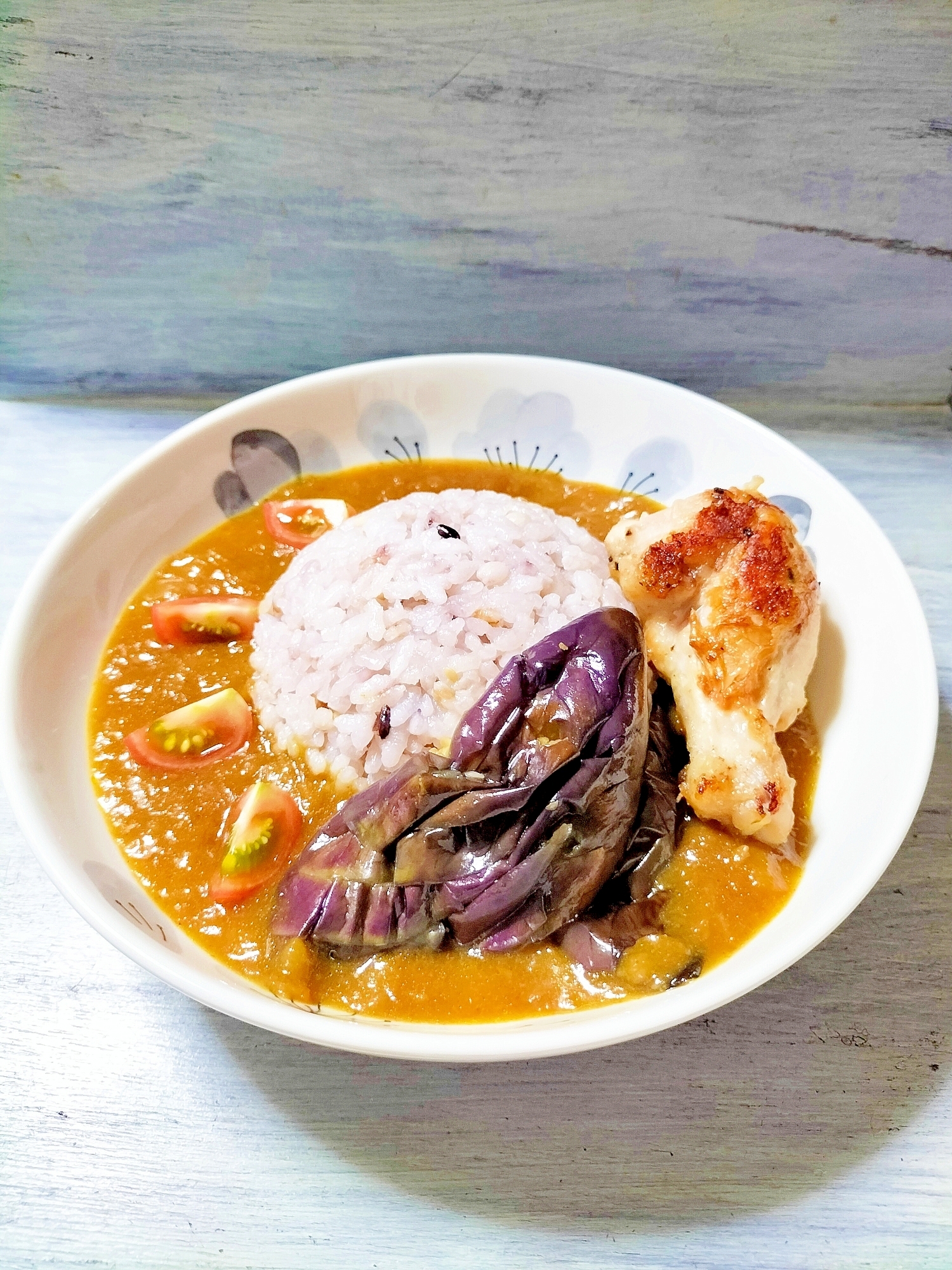 雑穀米ご飯で夏カレー✨