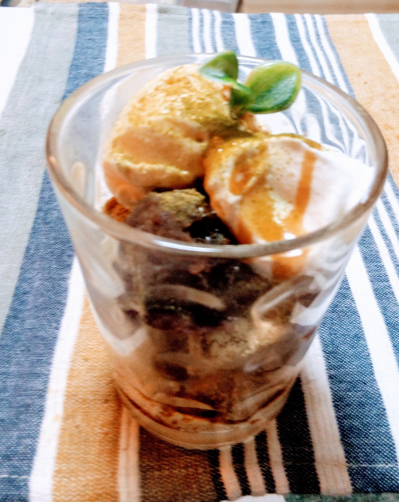 簡単わらび餅パフェ♡