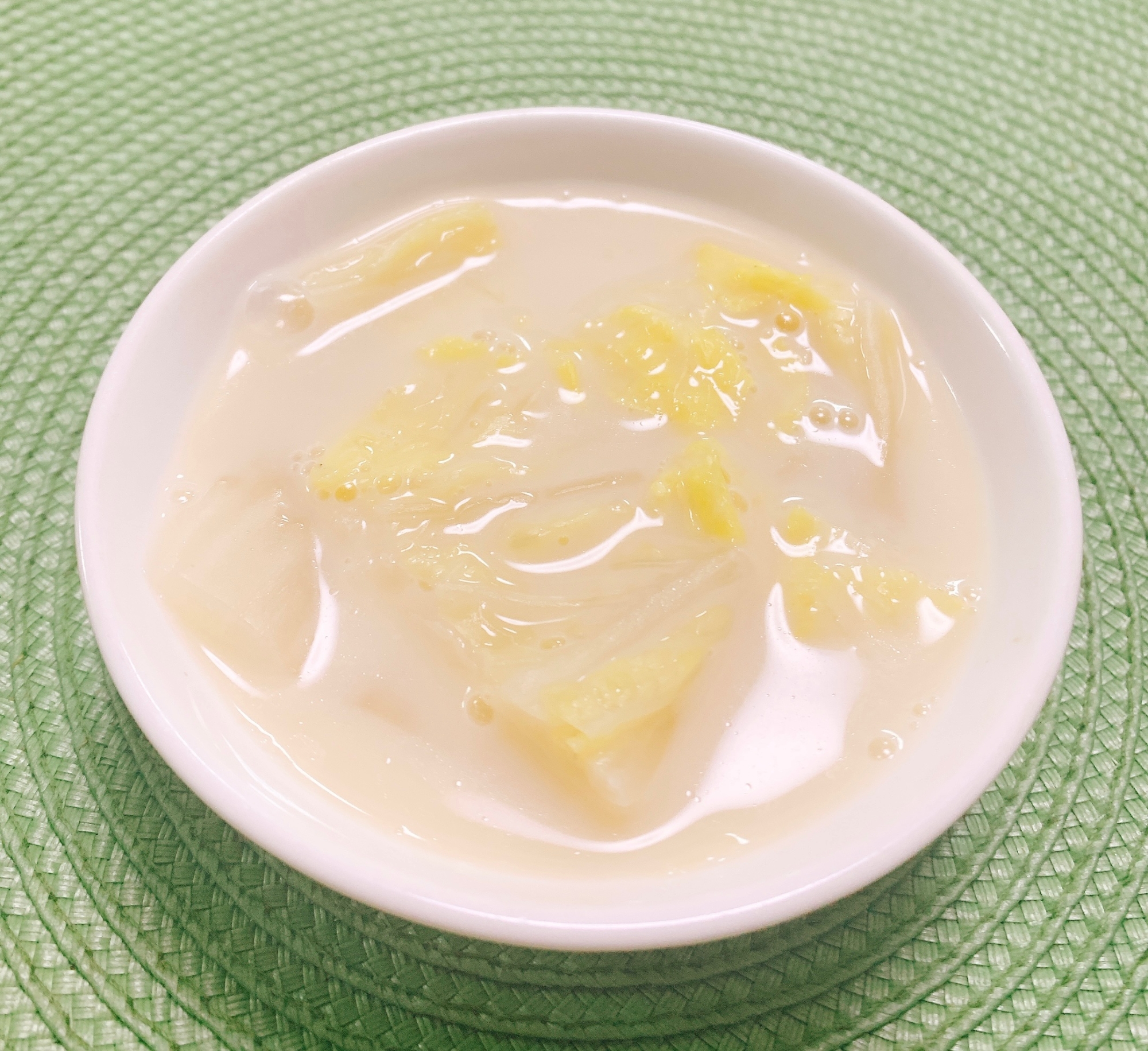 白菜豆乳ミルクスープ✧˖°