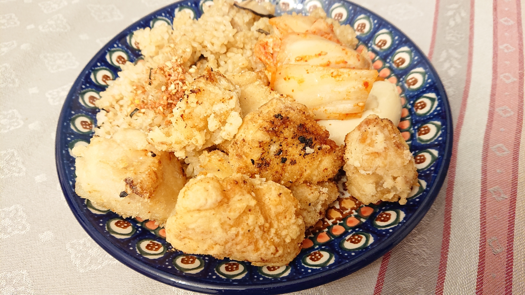 にんにくとめんつゆの唐揚げ