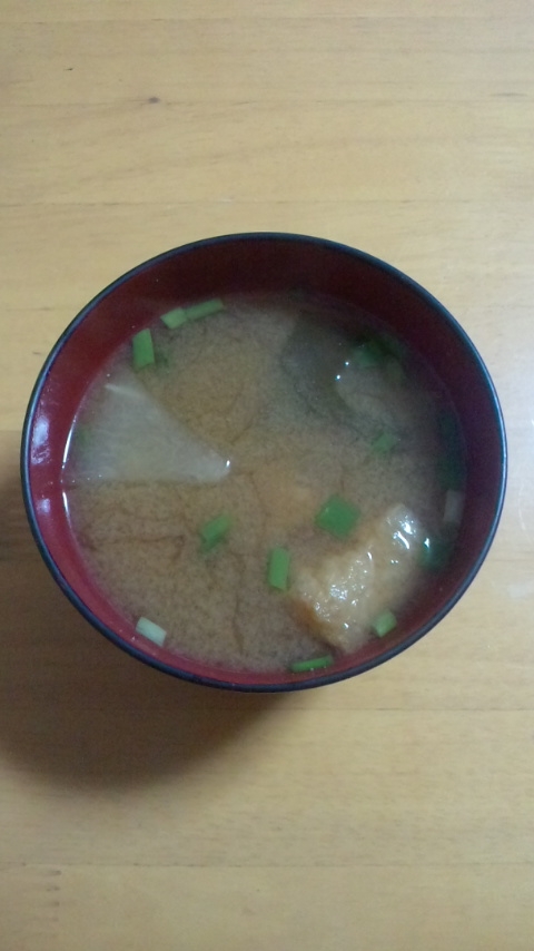 冬瓜と油揚げのお味噌汁