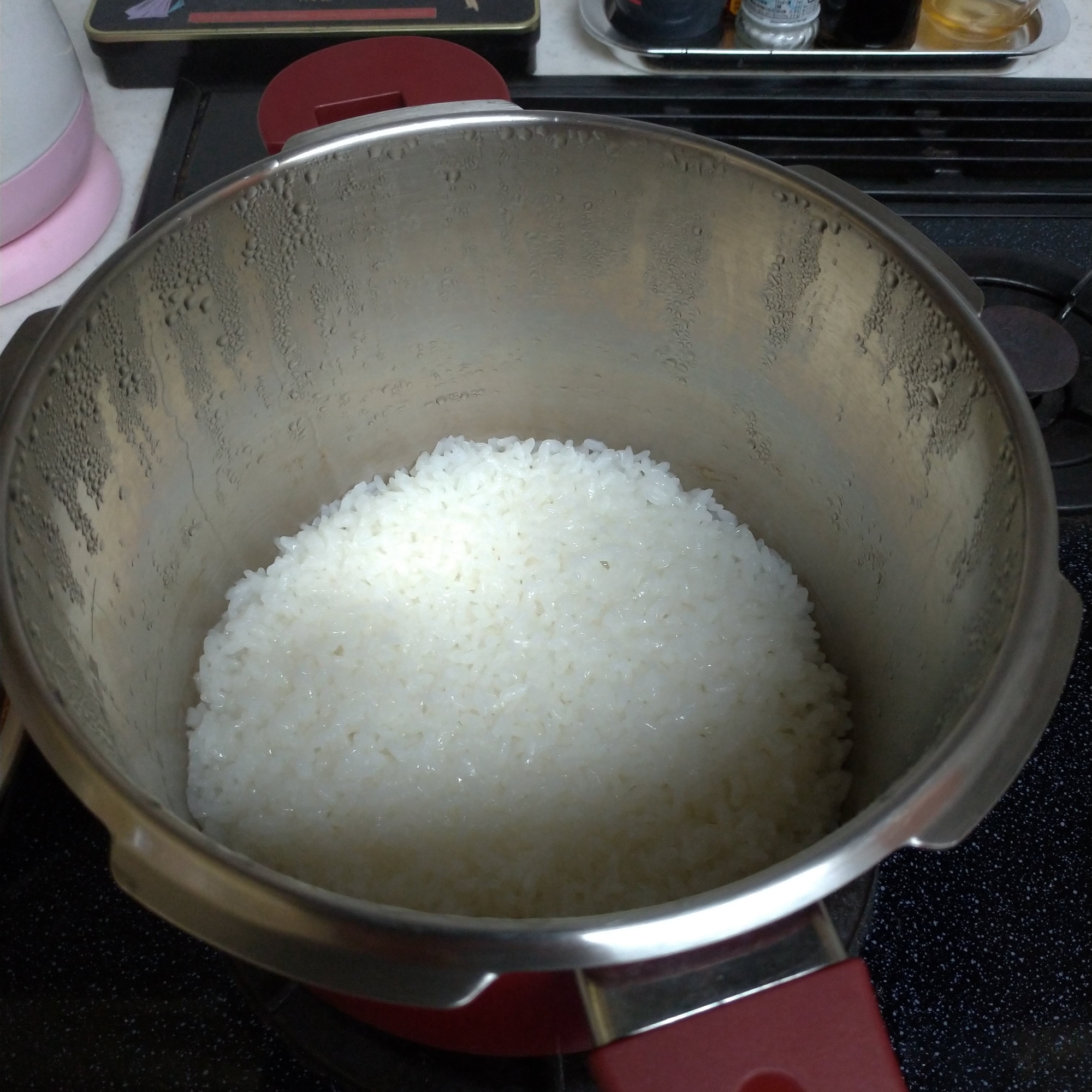 圧力鍋でご飯を炊いてみる <実験中>