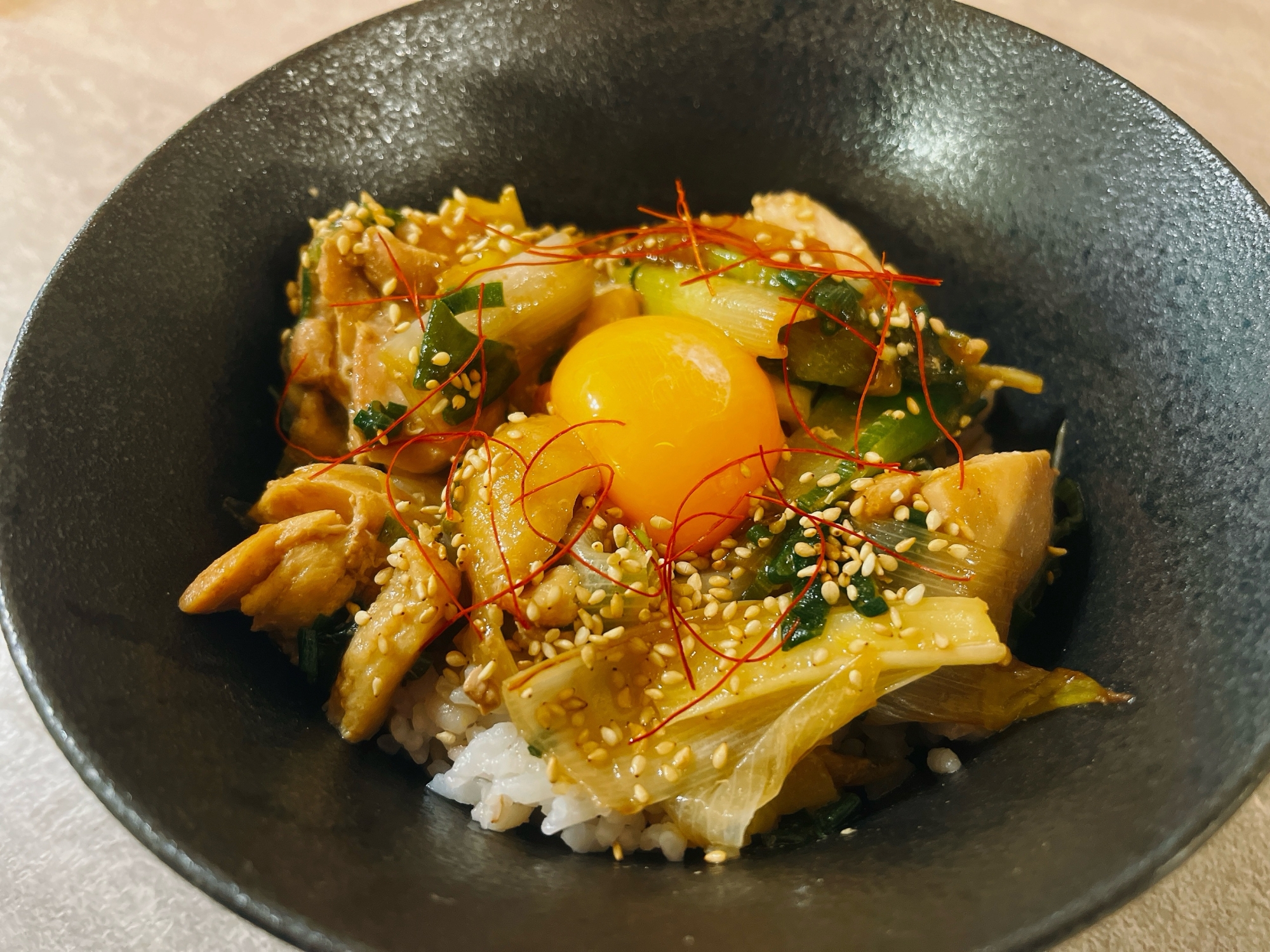香ばしい焼き鳥丼