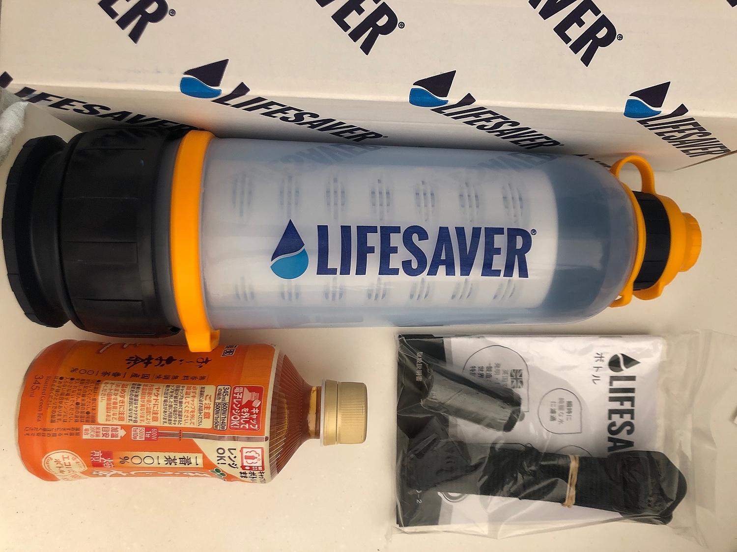 【楽天市場】[英国陸軍採用] Lifesaver Bottle 携帯浄水器 携帯 浄水器 浄水 災害 アウトドア 湯沸かし ボトル 防災