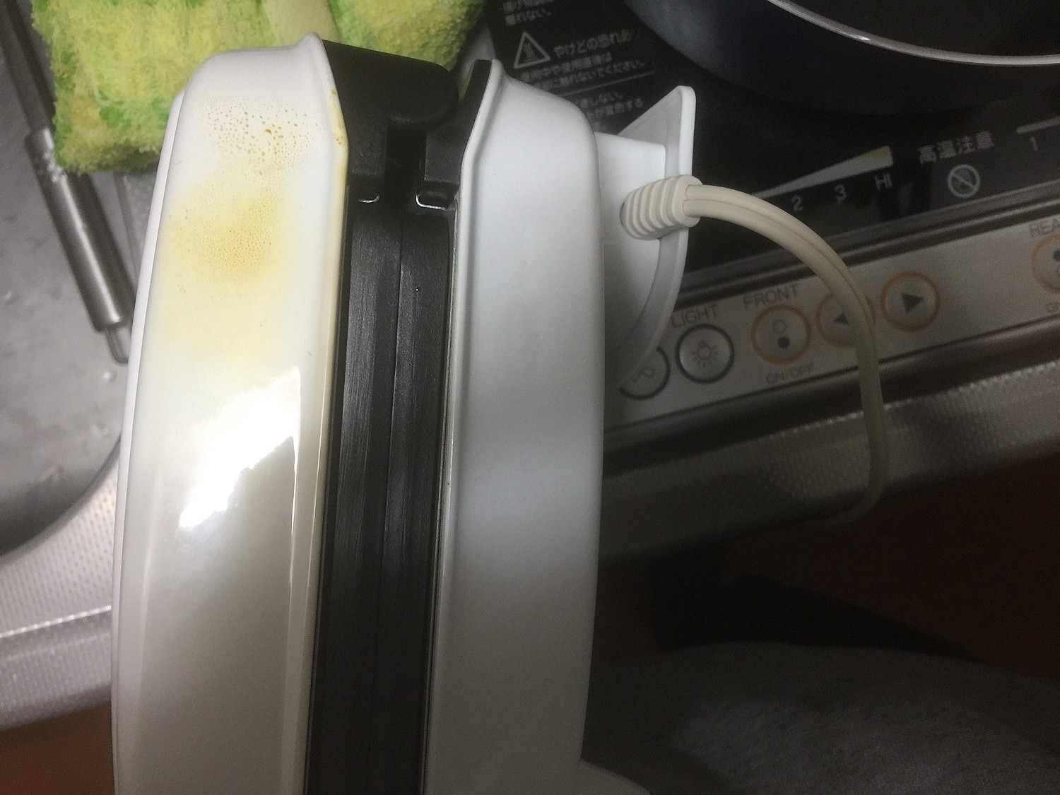 【楽天市場】着脱式シングルホットサンドメーカー KDHS-003W 耳 6枚切り食パン対応 プレスサンドメーカー 厚焼き 1枚焼き【送料無料】(リコメン堂) | みんなのレビュー・口コミ