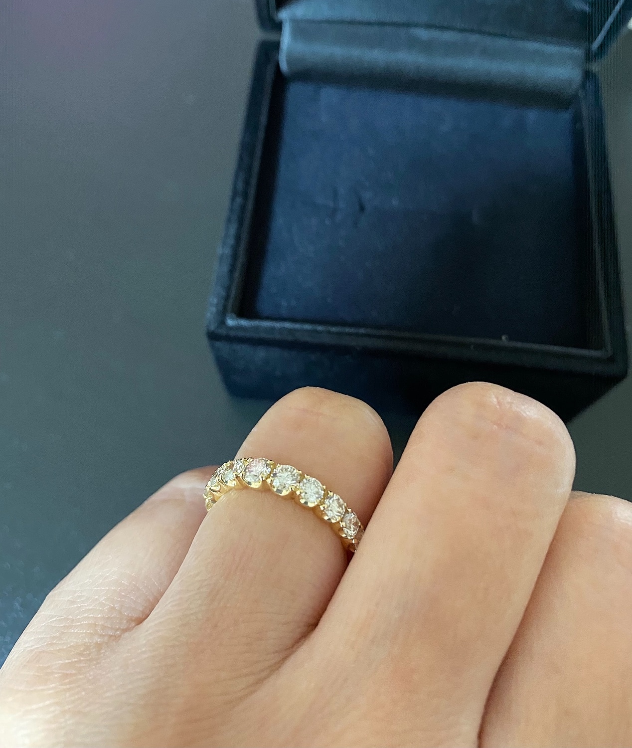 【楽天市場】【大特価】【本数限定】K18YG グラデーション ダイヤモンド ハーフ エタニティリング【1.0ct】【送料無料】【代引手数料無料】【品質保証書付】 ダイヤ エタニティ プラチナ ...