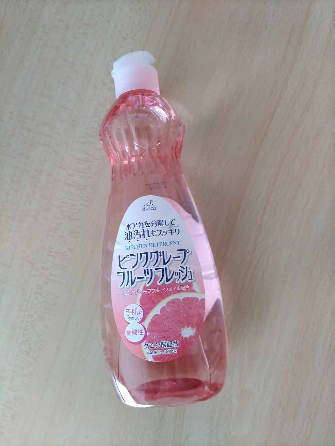 【楽天市場】ロケット石鹸 弱酸性フレッシュ ピンクグレープフルーツ 600ml ( 食器用洗剤 ) ( 4903367301758 )(姫路 ...