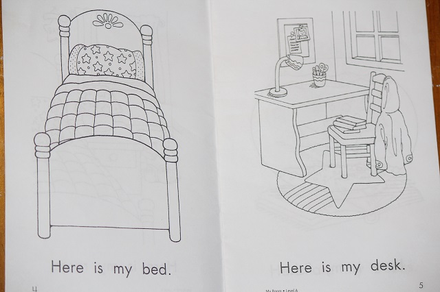 Kindy homework -Reading "My Room"- | カナダ生活 主婦から目線 －子育て・教育事情・暮らしー - 楽天ブログ