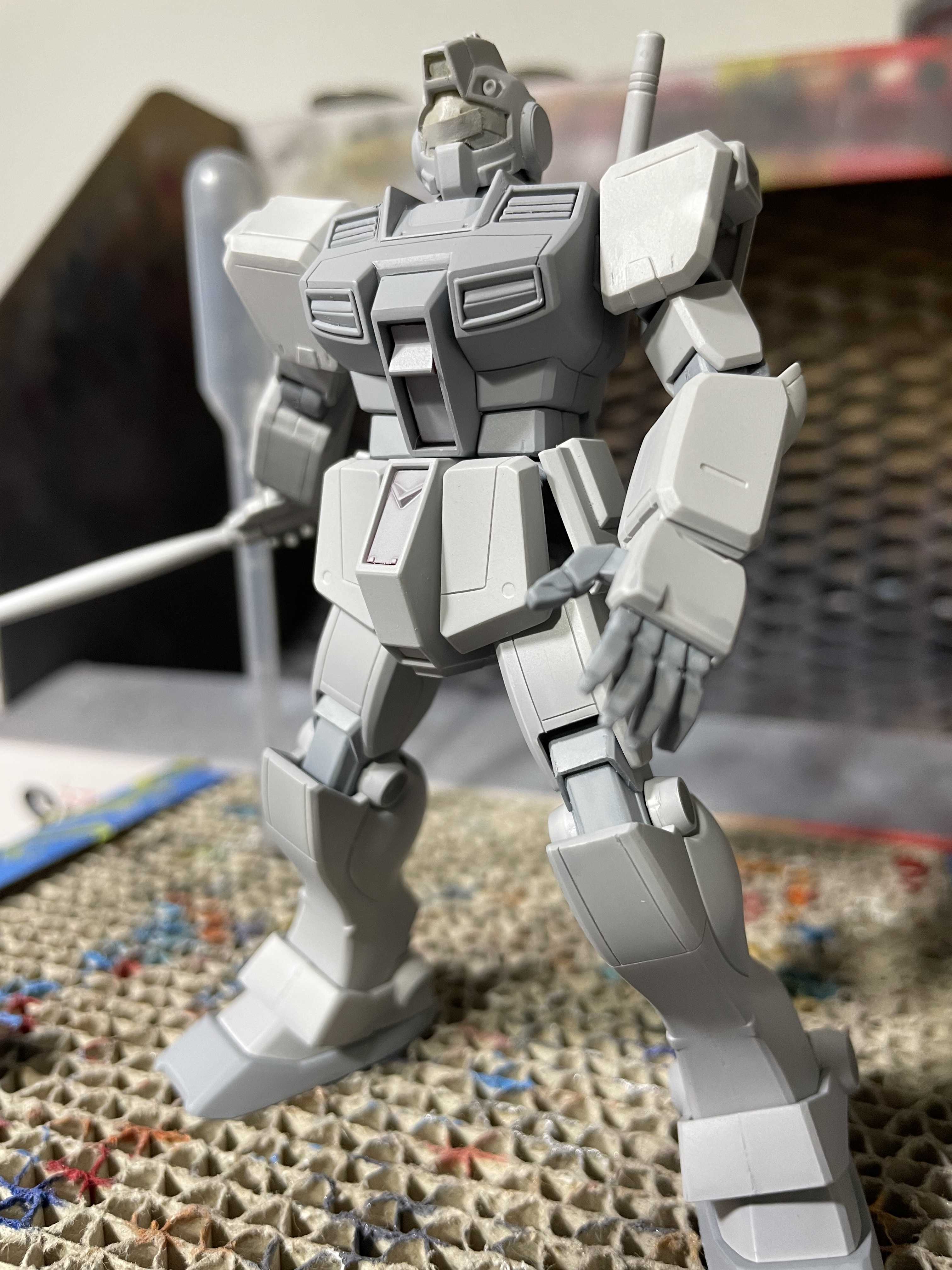 HGUC ジム寒冷地仕様 サフ終わりました | 初心者のガンプラのススメ - 楽天ブログ
