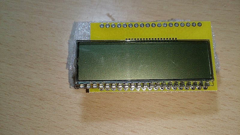 aitendo周波数カウンター LCDドライバSC3610Dのピッチ変換基板＠aitendo | ラジオ、ときどきラーメン2 - 楽天ブログ