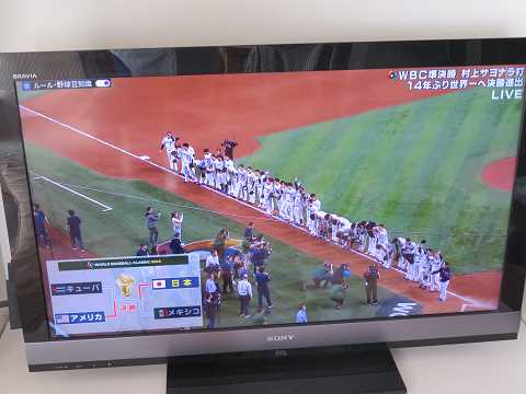 WBC2023 日本xﾒｷｼｺ（TV） | 星とカワセミ好きのブログ - 楽天ブログ