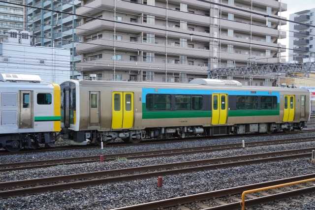 # クモヤE493系 オク02編成牽引 久留里線用 キハE130-110 郡山 出場配給 木更津行き | 鉄人騎士。鉄 パワーランド(*^ω^*) - 楽天ブログ