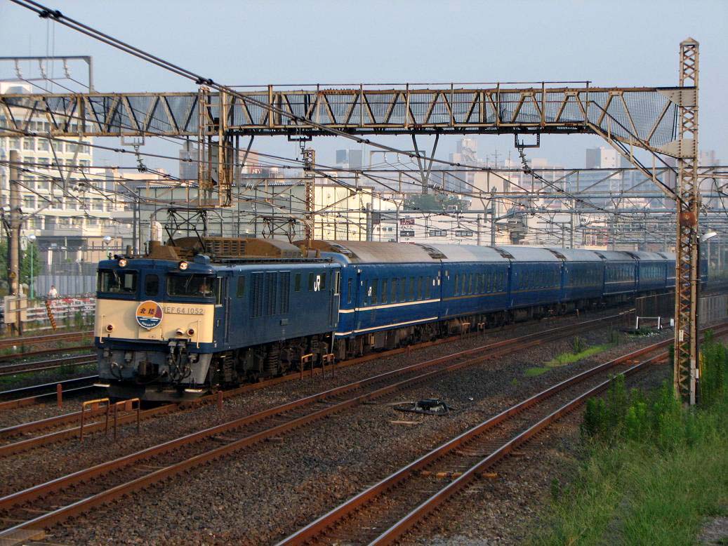 EF641000番台牽引：寝台特急「北陸」 | マル鉄鉄道写真館2 - 楽天ブログ