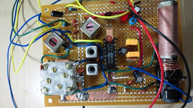 自作ラジオ8号機＠TA2003P FM/AMラジオの製作 | ラジオ、ときどきラーメン - 楽天ブログ