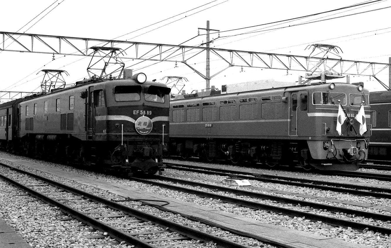 EF8181＋EF5889牽引：団体列車「機関車撮影列車の旅」 | マル鉄鉄道写真館2 - 楽天ブログ