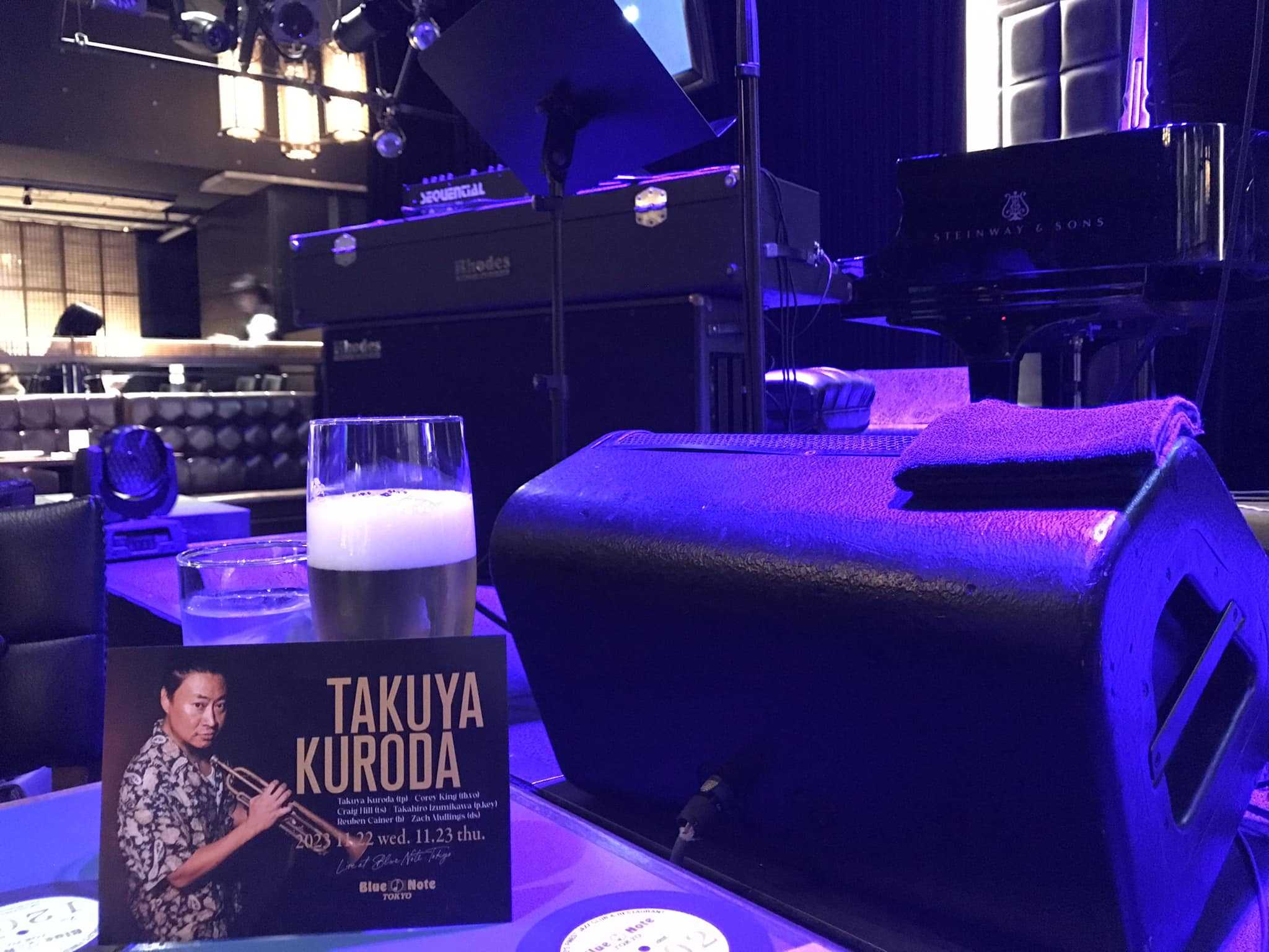 2023 11.22 wed.1st& 2nd Show TAKUYA KURODA@Blue Note Tokyo | ユウ君パパのJAZZ三昧日記 - 楽天ブログ
