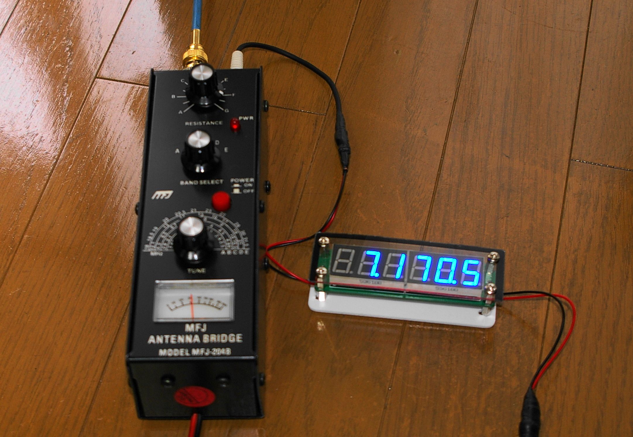 MFJ-204BにPLJ-6LED-A付けて模索中 | JS1RBK電圧給電(EFHW)ツェップアンテナ擬き - 楽天ブログ