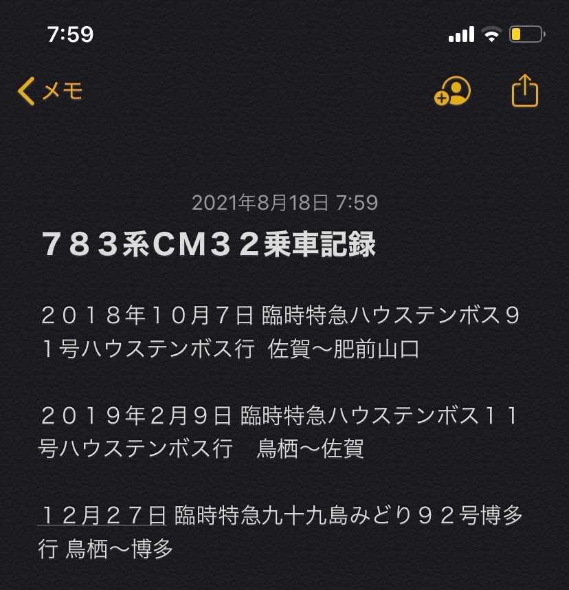 2021年8月18日 783系（愛称・ハイパーサルーン）の日 廃車編成（CM31・CM32）の回想 | 783系みどり号 - 楽天ブログ
