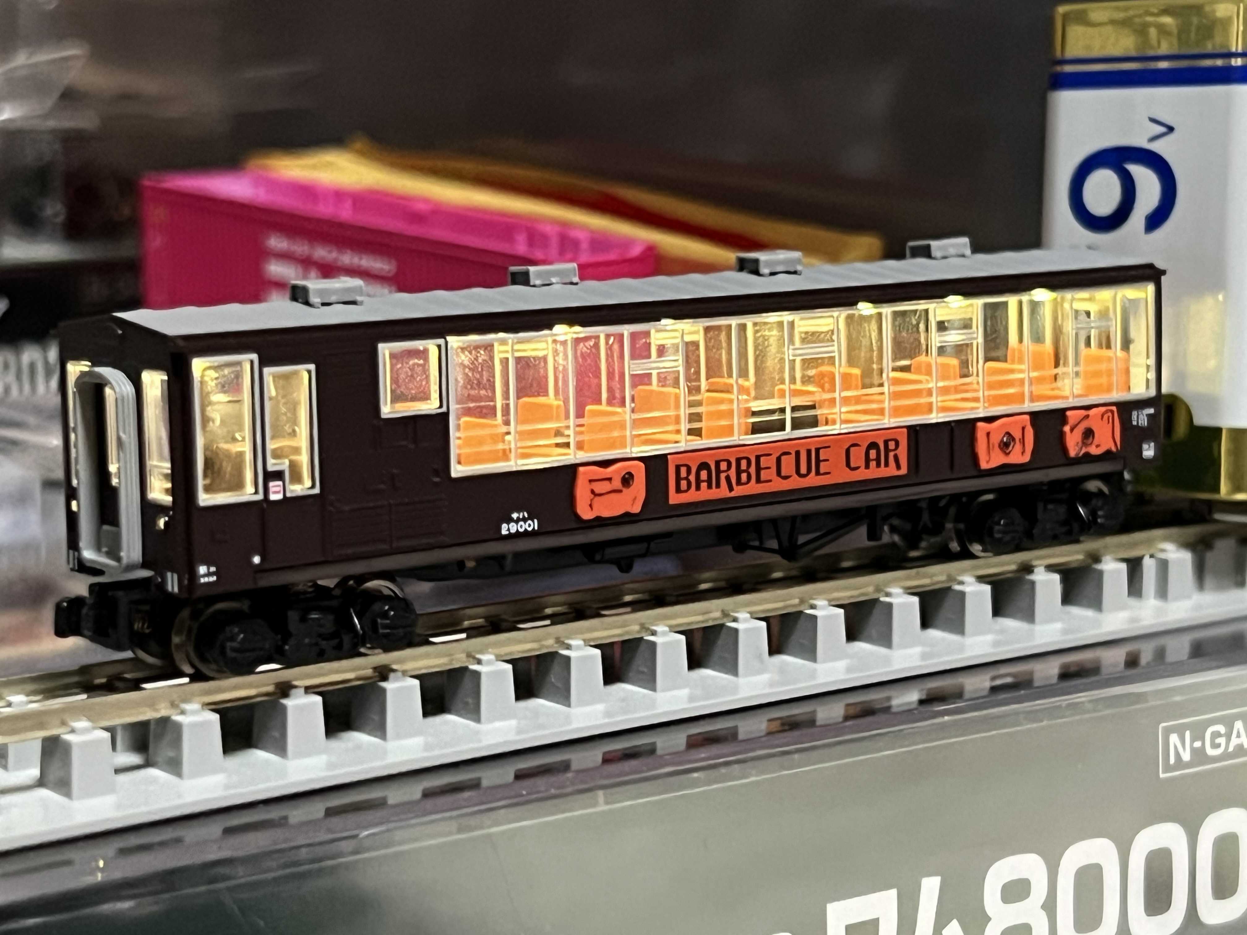 バーベキューカー(ナハ29001)に室内灯 | おきつね鉄道日誌 - 楽天ブログ
