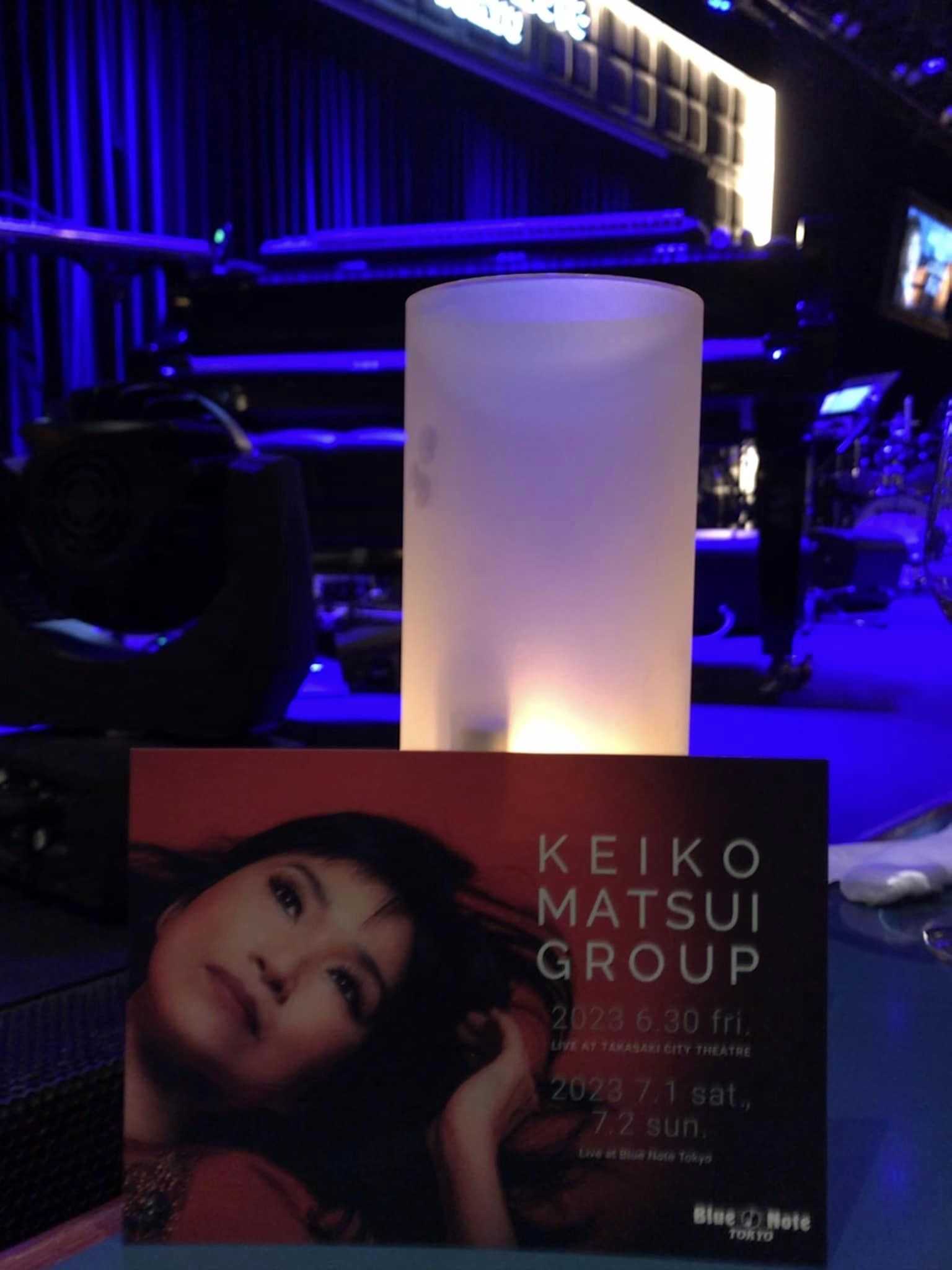 2023 7.1 sat. KEIKO MATSUI GROUP@Blue Note Tokyo | ユウ君パパのJAZZ三昧日記 - 楽天ブログ