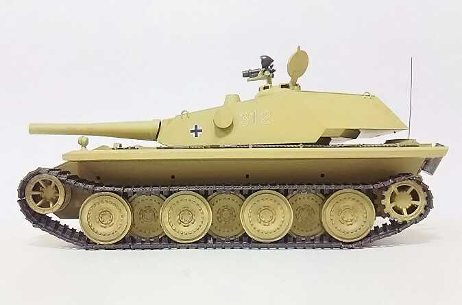 ドイツ軍 E-60 突撃戦車 12.8cm2連装砲短砲身砲搭載型 完成 | 凍りの梨 - 楽天ブログ