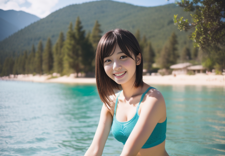 ヴァーチャル・ヴィジョン:ai美女の魅惑的なグラビアショット ムギュっと魅力発信