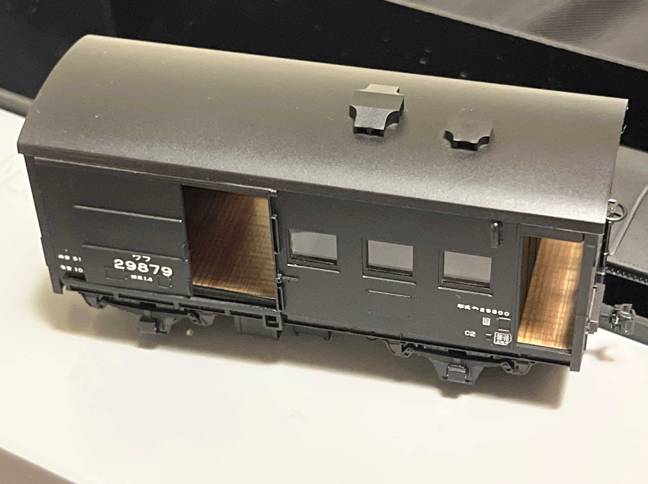 エンドウ ワフ29500に床を貼る。 | おきつね鉄道日誌 - 楽天ブログ