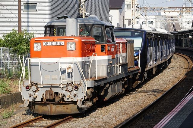 DE10 1662牽引 相鉄12000系12105F甲種 In 逗子 大幅遅れ | 鉄人騎士。鉄 パワーランド(*^ω^*) - 楽天ブログ