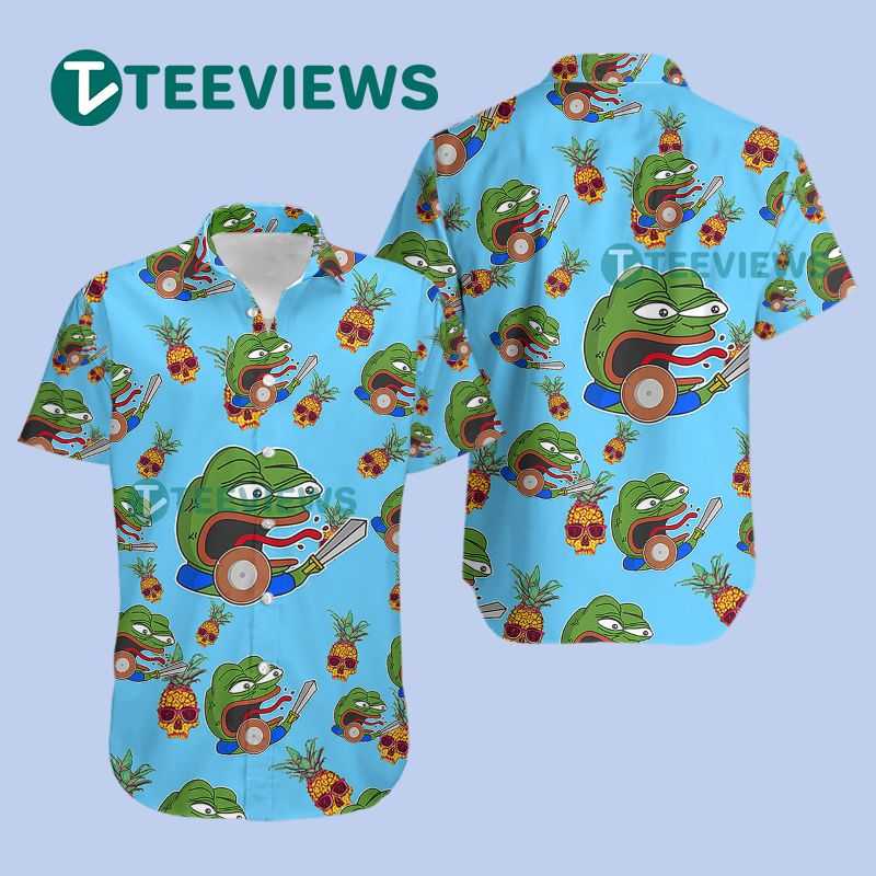 8 Frog Meme Hawaiian Shirts That Showcase the Power of Humor and Style ...
