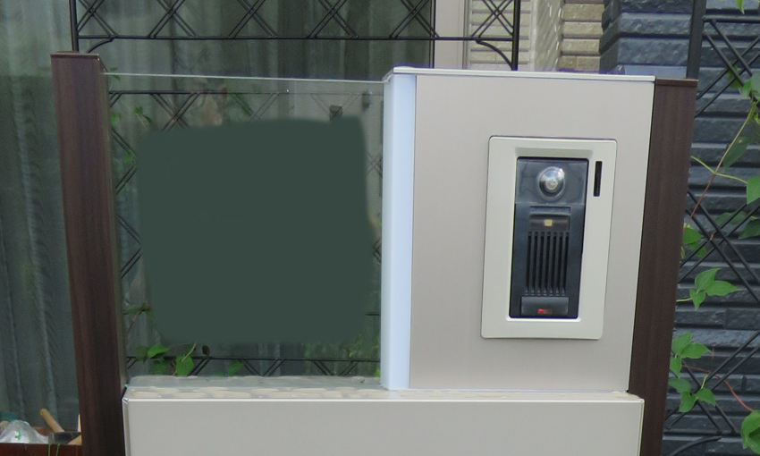 LIXILのファンクションユニット ウィルモダン（機能門柱）にインターホンを取り付ける手順 | 暇な日常も結構ふぁに～ - 楽天ブログ