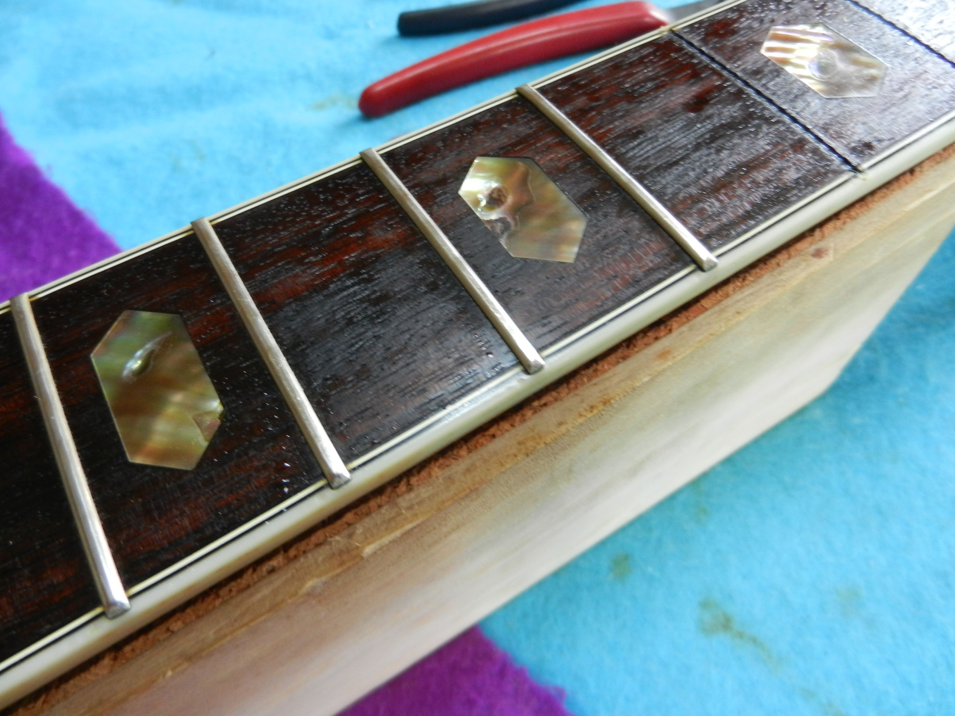 TFモーリス W60フレット打換え | 青春のギターリペア K2ギターファクトリー - 楽天ブログ