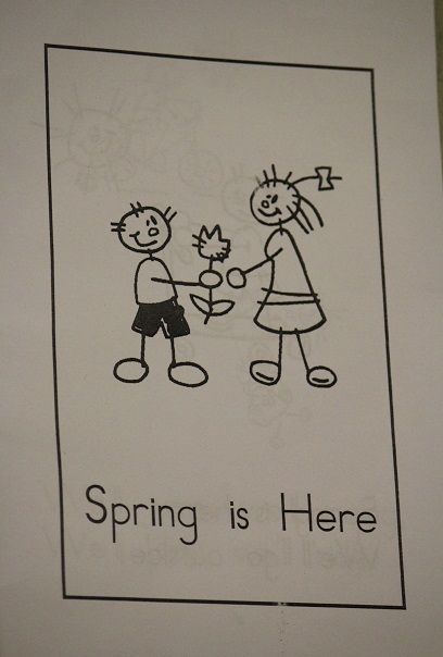 Kindy Homework －Reading ”Spring Is Here”ー | カナダ生活 主婦から目線 －子育て・教育事情・暮らしー ...