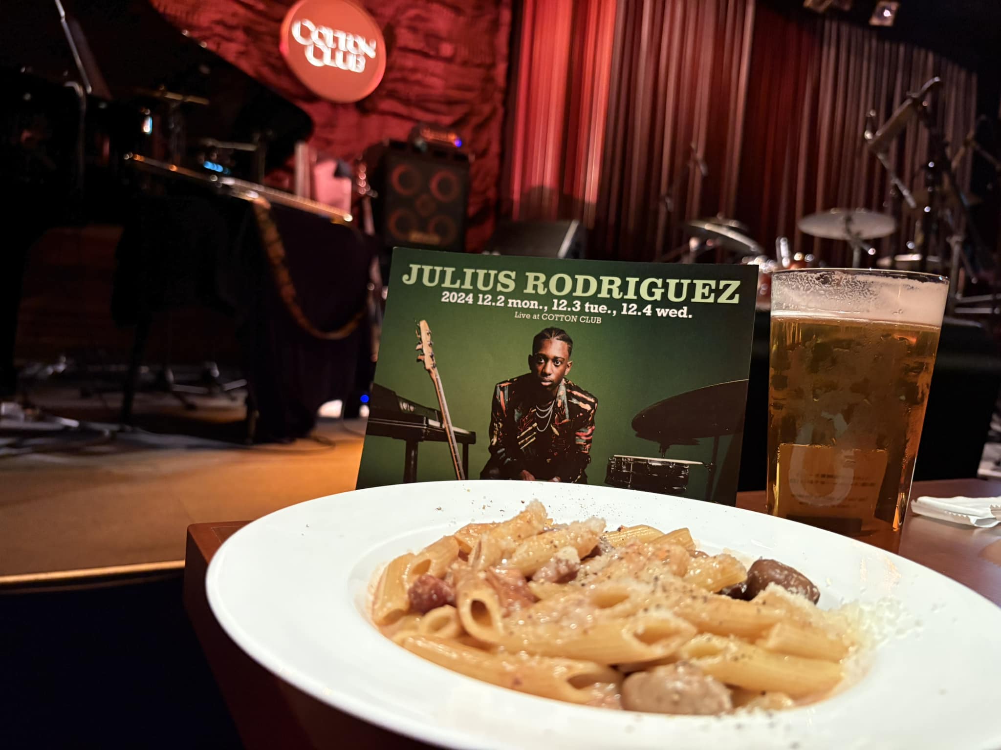 2024 12.3 tue.JULIUS RODRIGUEZ＠丸の内コットンクラブ | ユウ君パパのJAZZ三昧日記 - 楽天ブログ