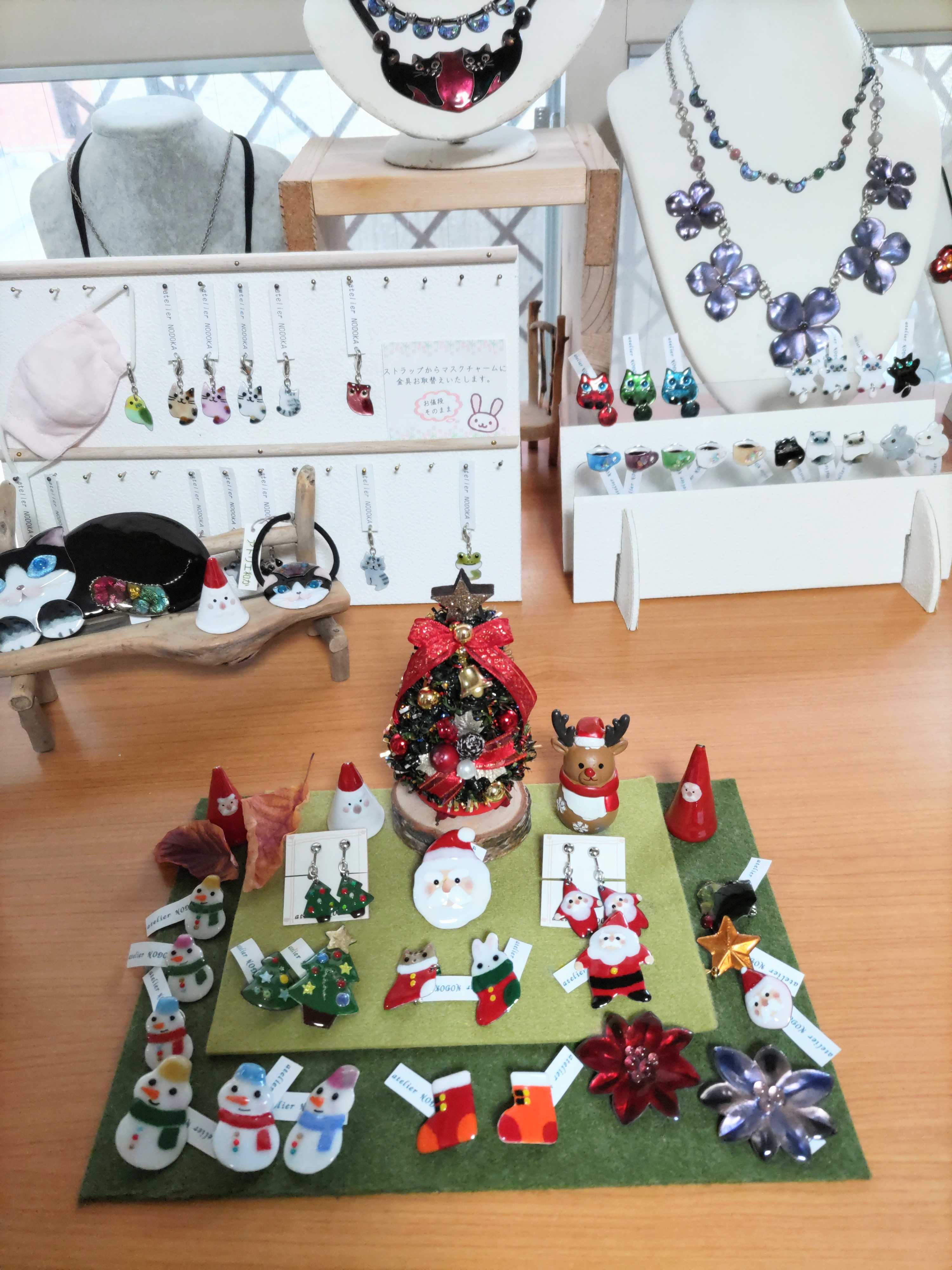 クリスマスっぽく 七宝焼の工房 アトリエ和か（のどか）のブログ 楽天ブログ
