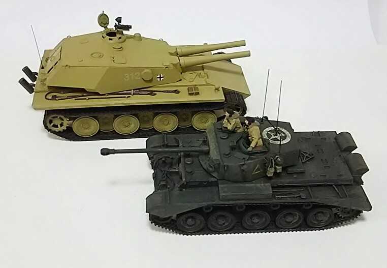 ドイツ軍 E-60 突撃戦車 12.8cm2連装砲短砲身砲搭載型 完成 | 凍りの梨 - 楽天ブログ